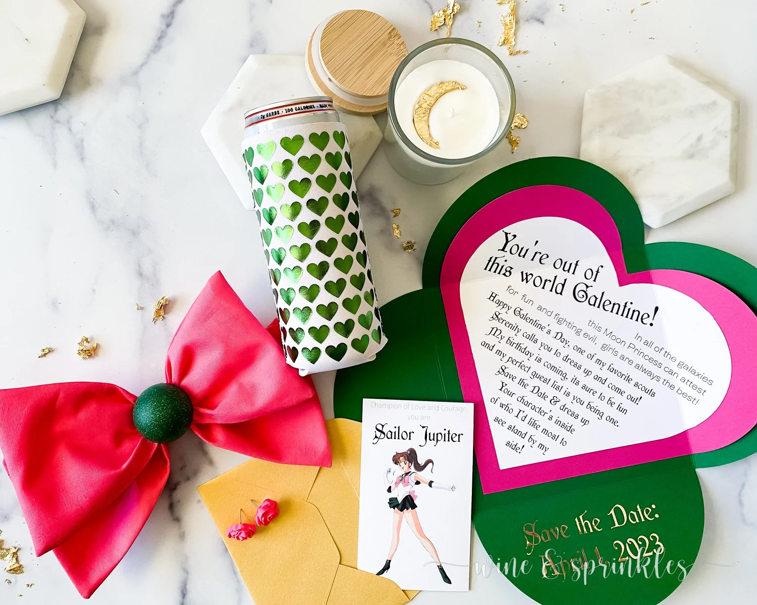 Moonie DIY Galentine's Day Gift Boxes — Wine & Sprinkles
