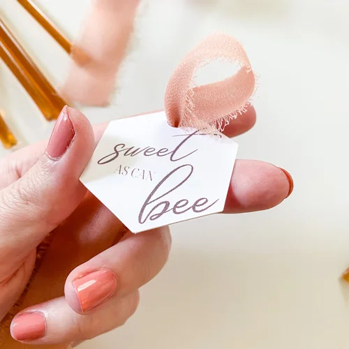 DIY Hexagon Paper Favor Tags and Cards — Wine & Sprinkles