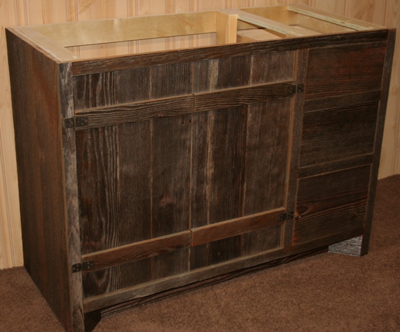 Barnwood Weathered Gray Vanity Finished