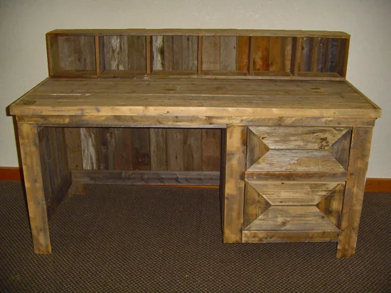 Reclaimed Wood Desk