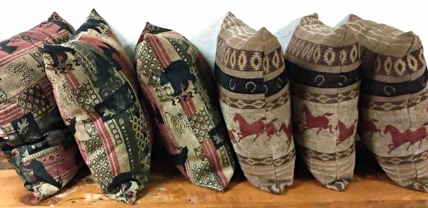 Rustic Pillows, Cushions and Curtains