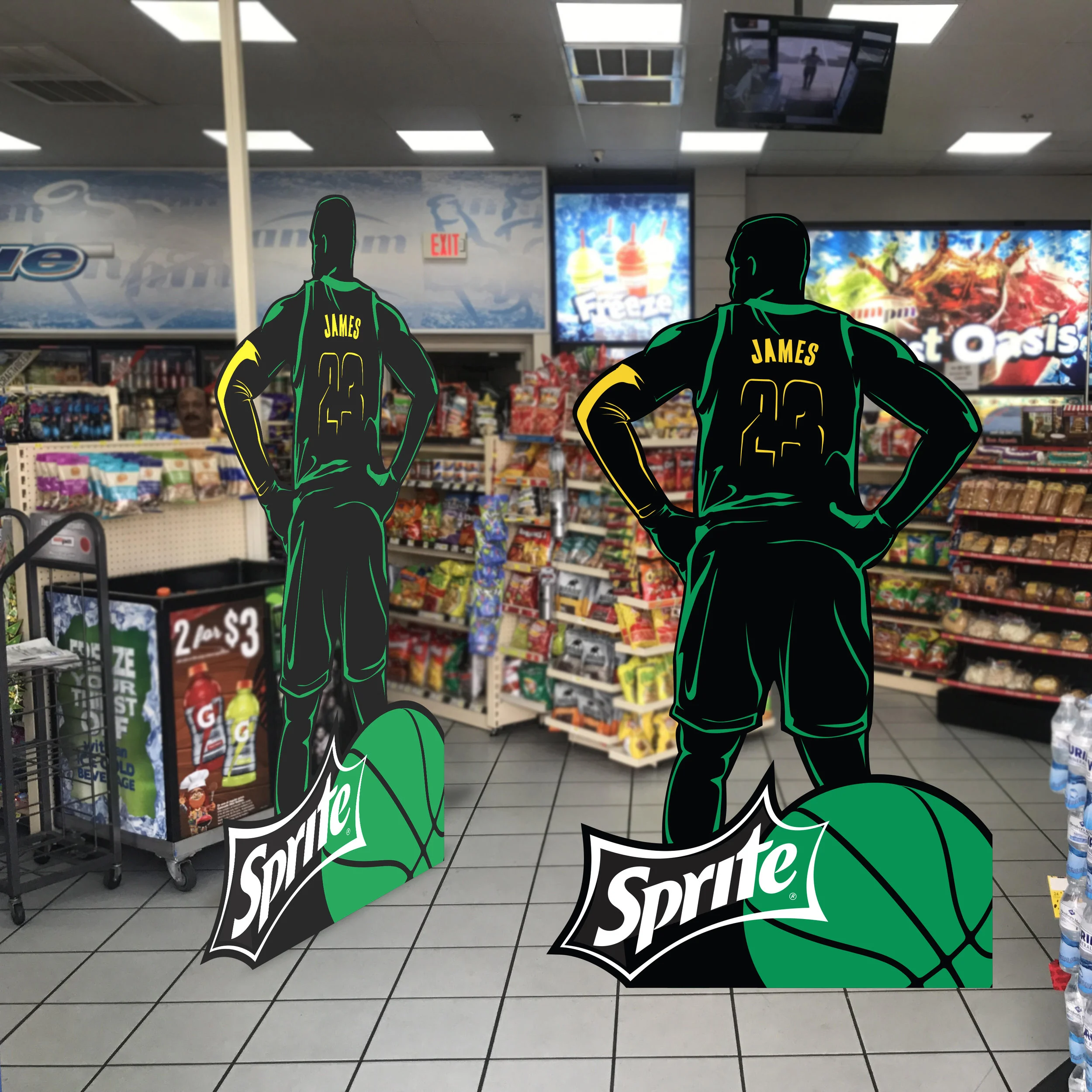 Lebron James Sprite Billboard