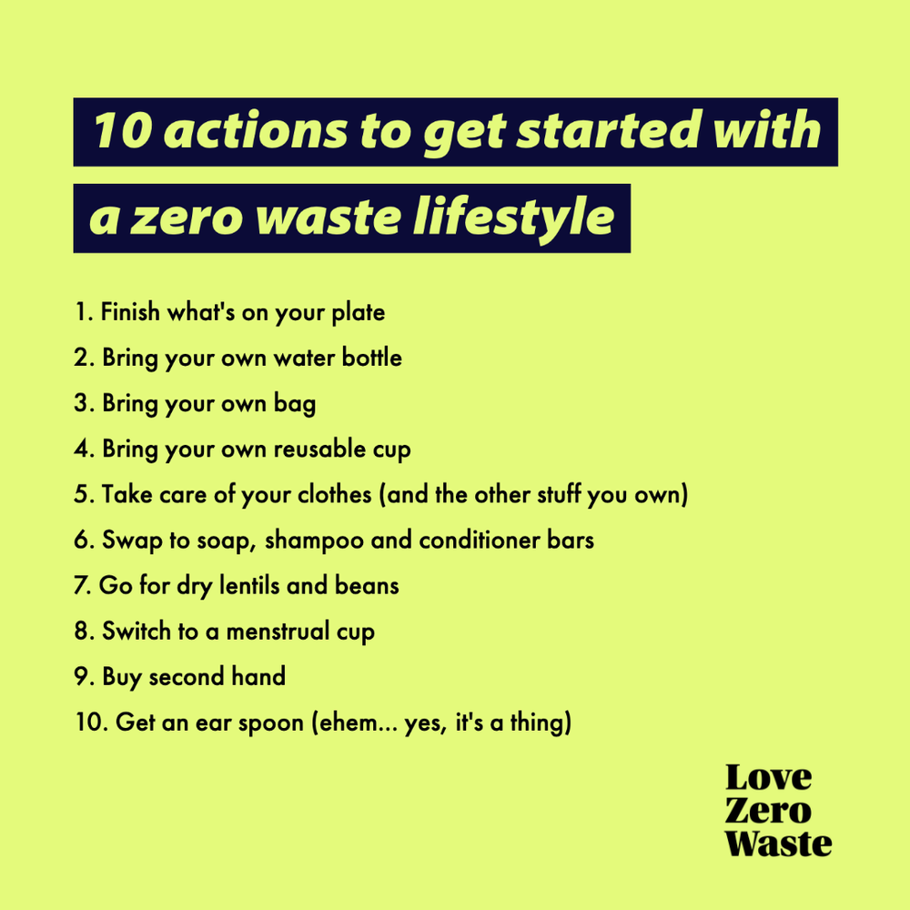 10 actions to get started with a zero waste lifestyle — The Good Tribe