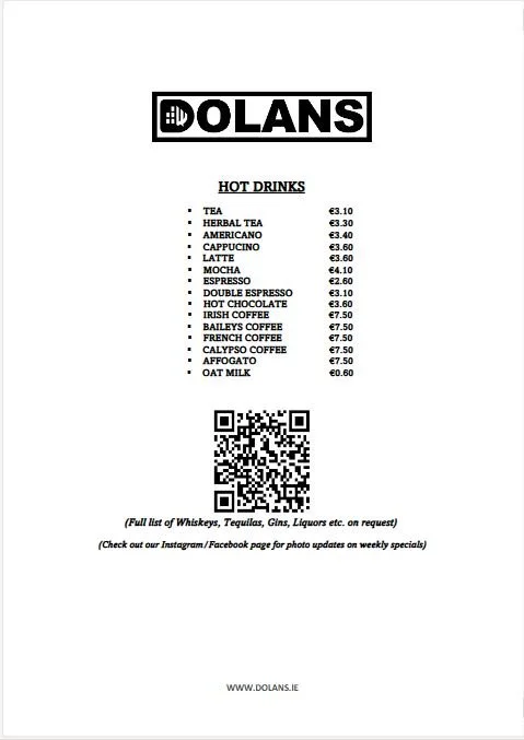Food — Dolan's Live Music Venue & Food