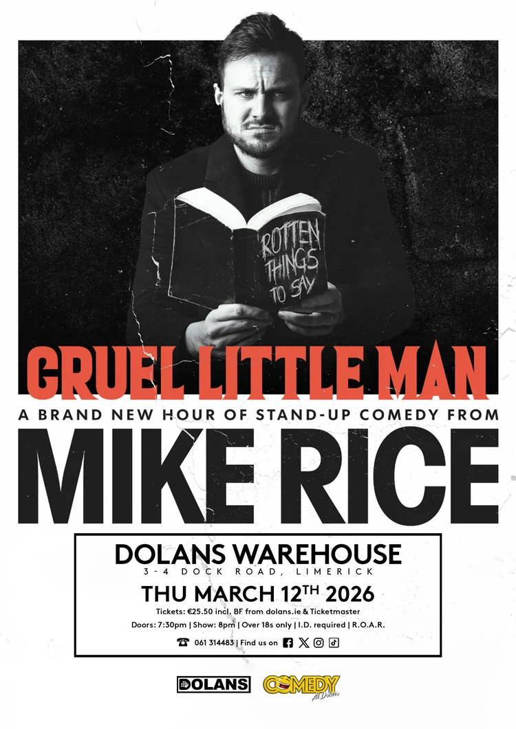 Mike Rice: Cruel Little Man (comedy) — Dolan's Live Music Venue & Food