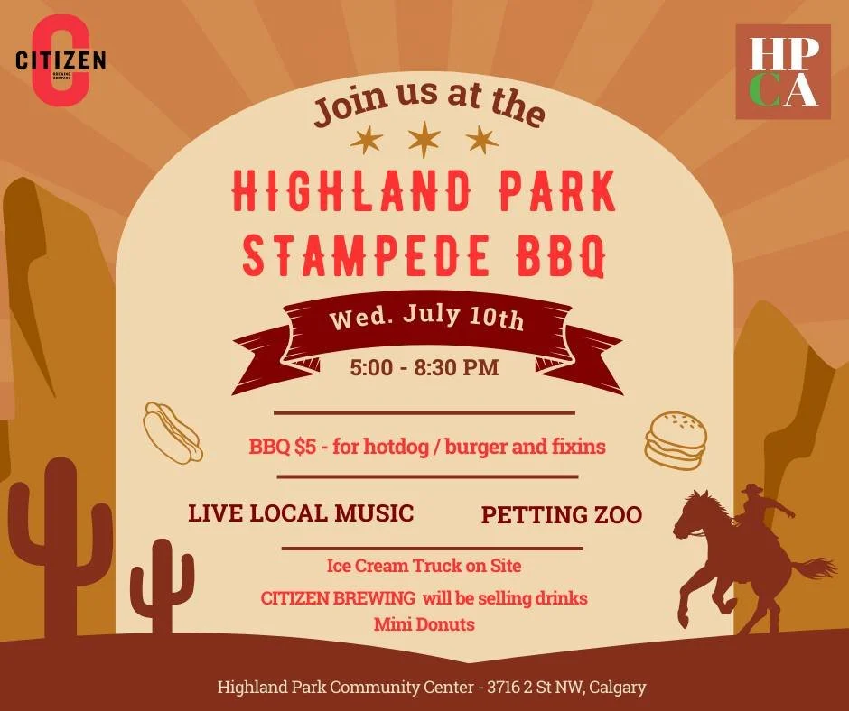 Stampede BBQ & Music in the Park — Highland Park Community Association