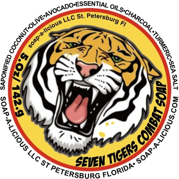 7 TIGERS COMBAT FIGHT SOAP — Soap-a-licious