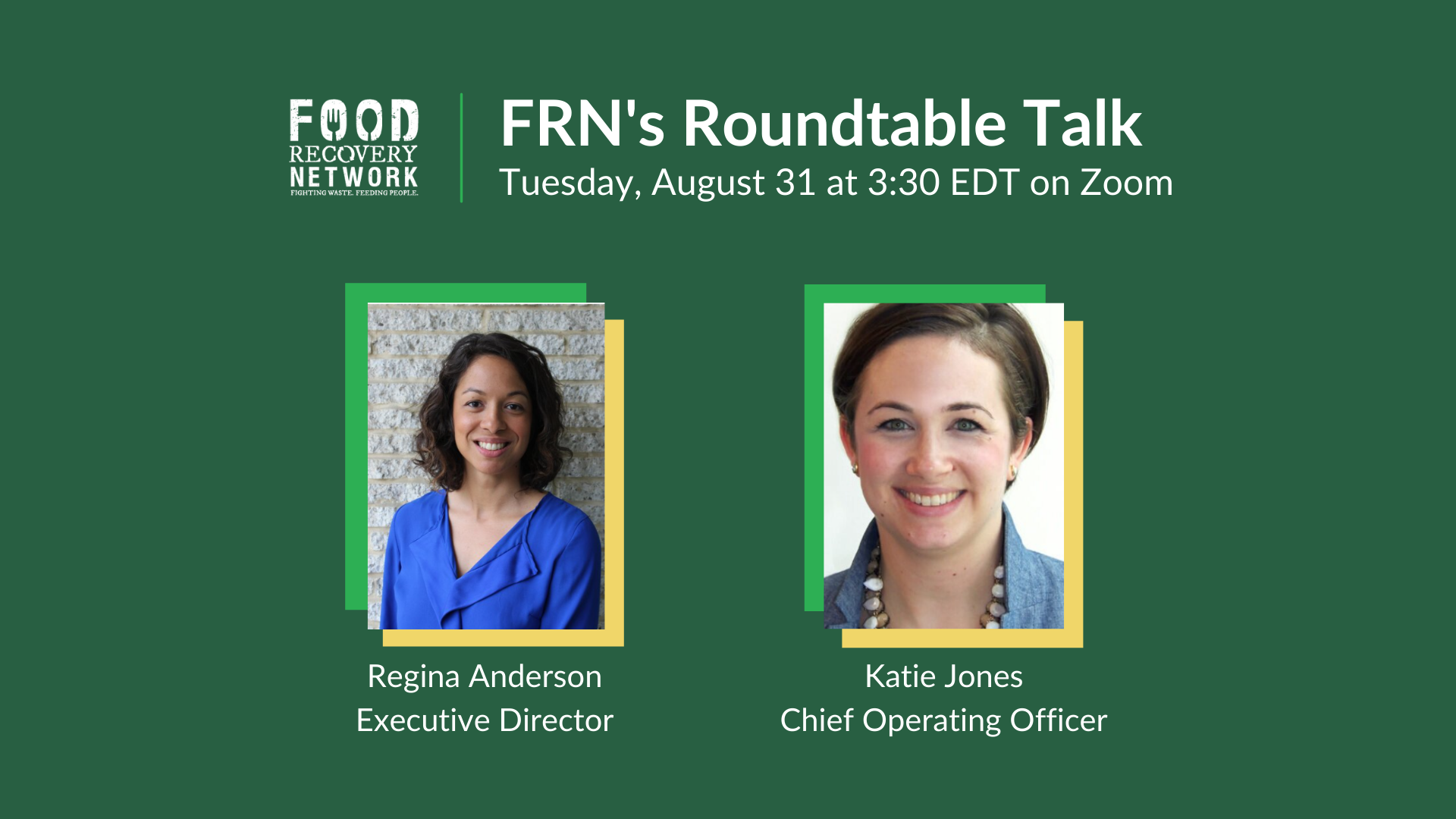 FRN's Roundtable Talks — Food Recovery Network