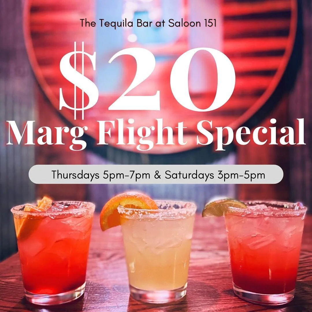 West Chester Restaurant - Saloon 151 Whiskey Bar & Grill - The Tequila ...