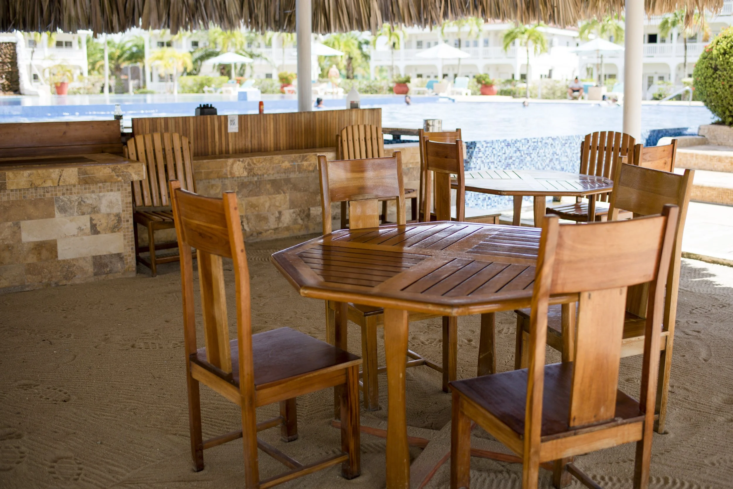 Azure Pool Swim-Up Bar | The Placencia Resort | Belize Bars