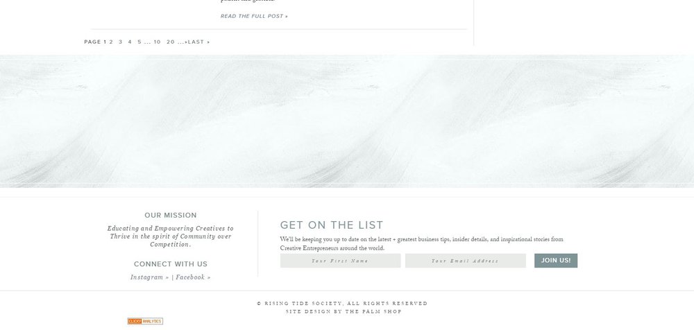 How to Take Advantage of Your Footer