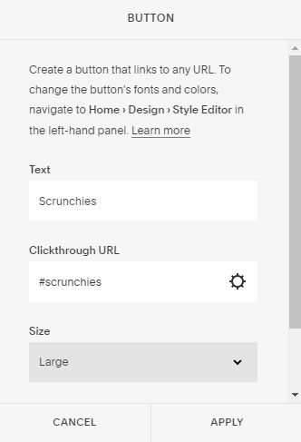 Creating Anchor Links in Squarespace