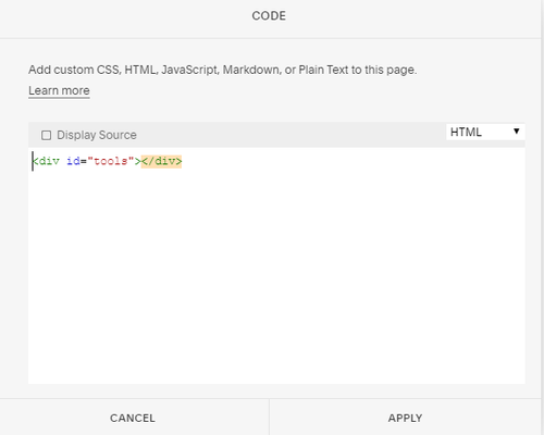 Creating Anchor Links in Squarespace