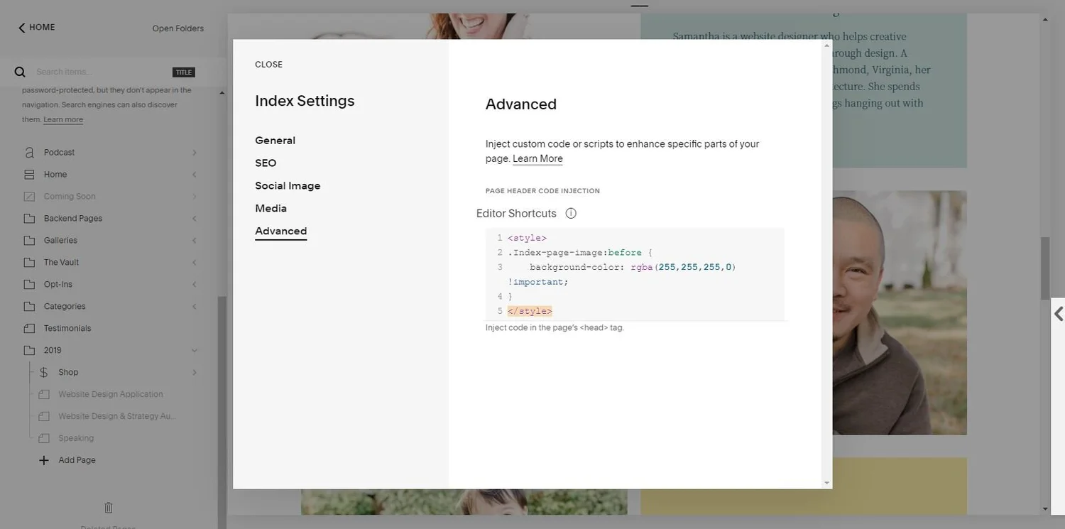 How to Use Custom CSS on Your Squarespace Site