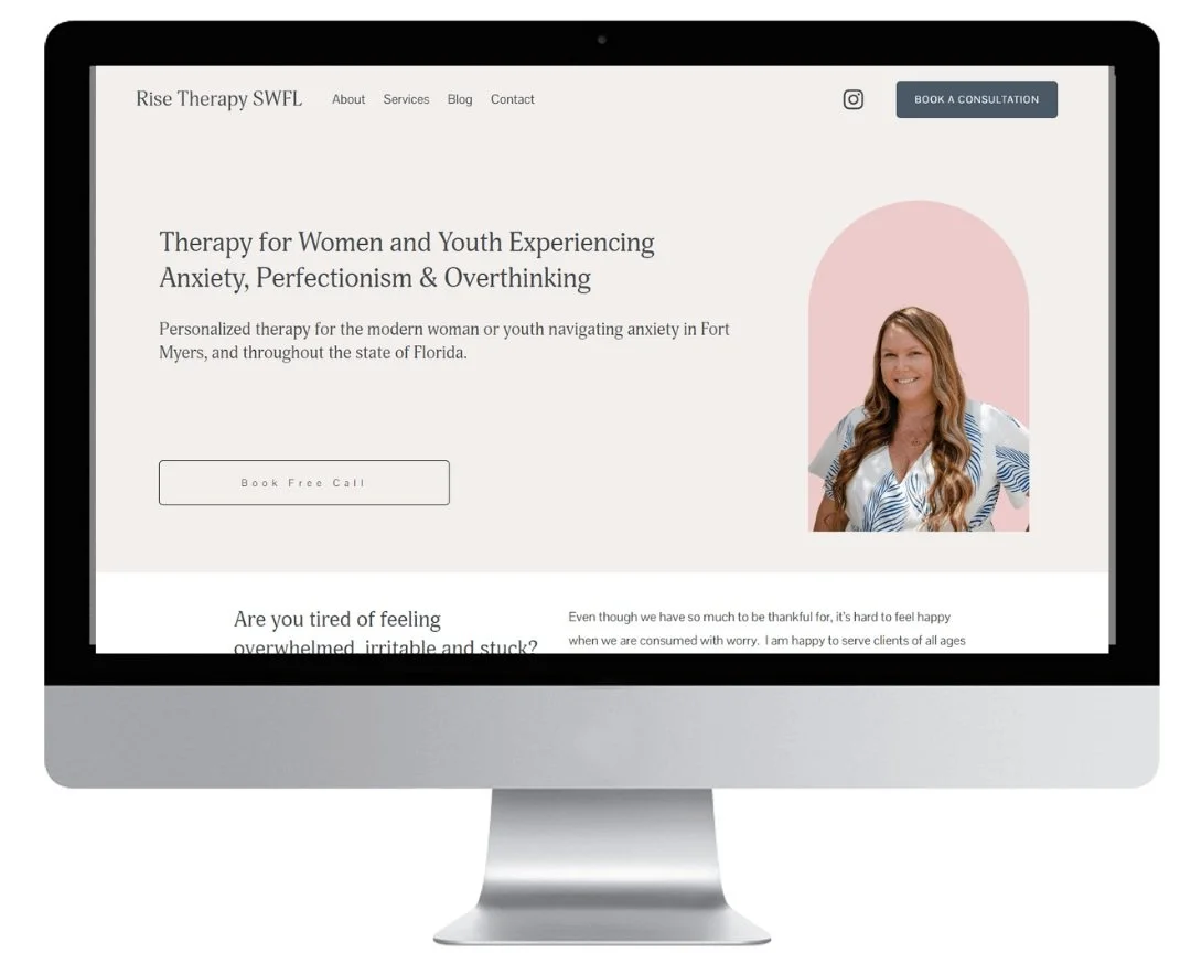 Website Refresh: Rise Therapy SWFL