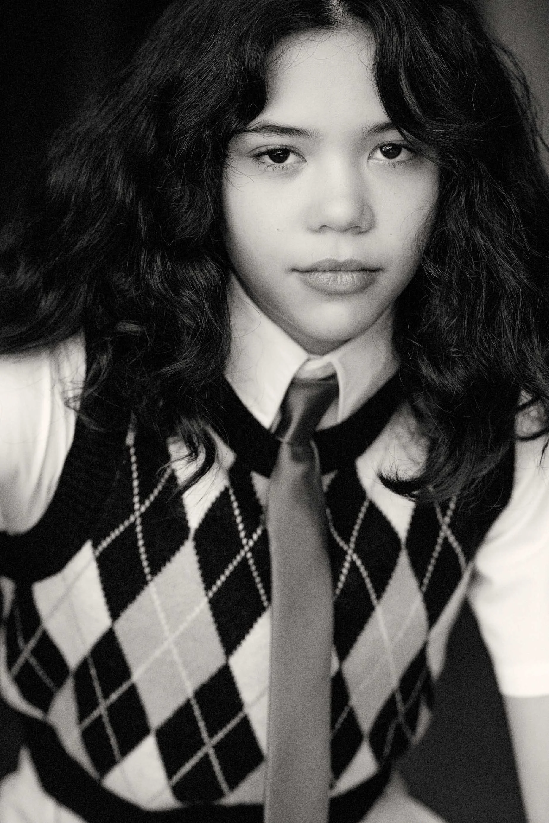 Model Headshot Black And White