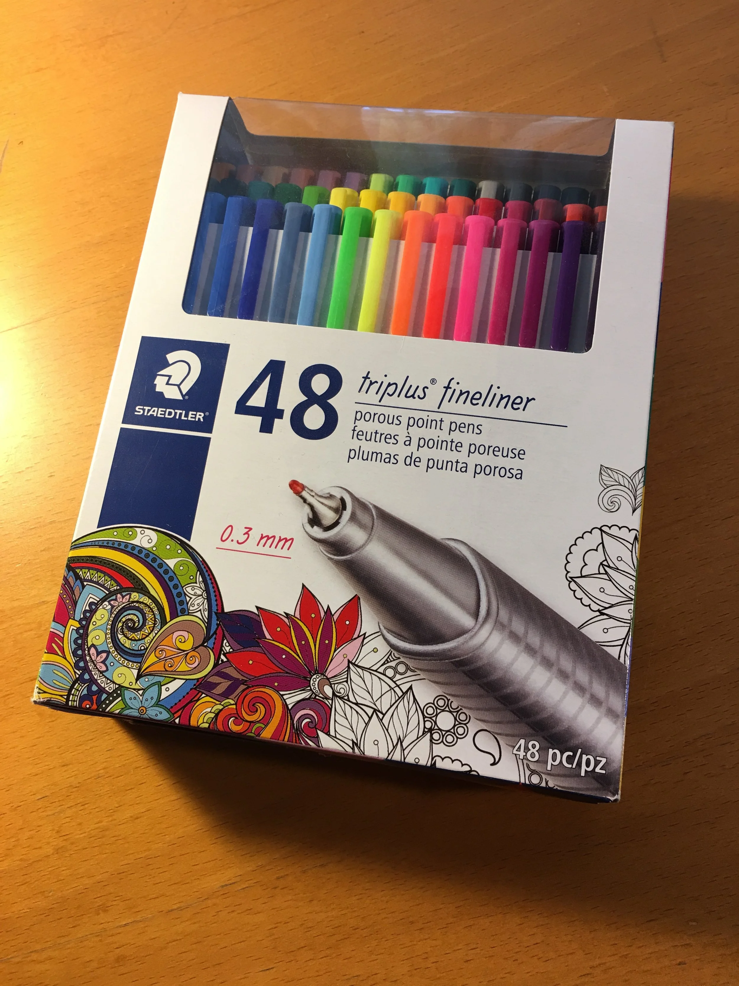 Staedtler Triplus Fineliner Review Update: 48 Color Set — Marjorie ...