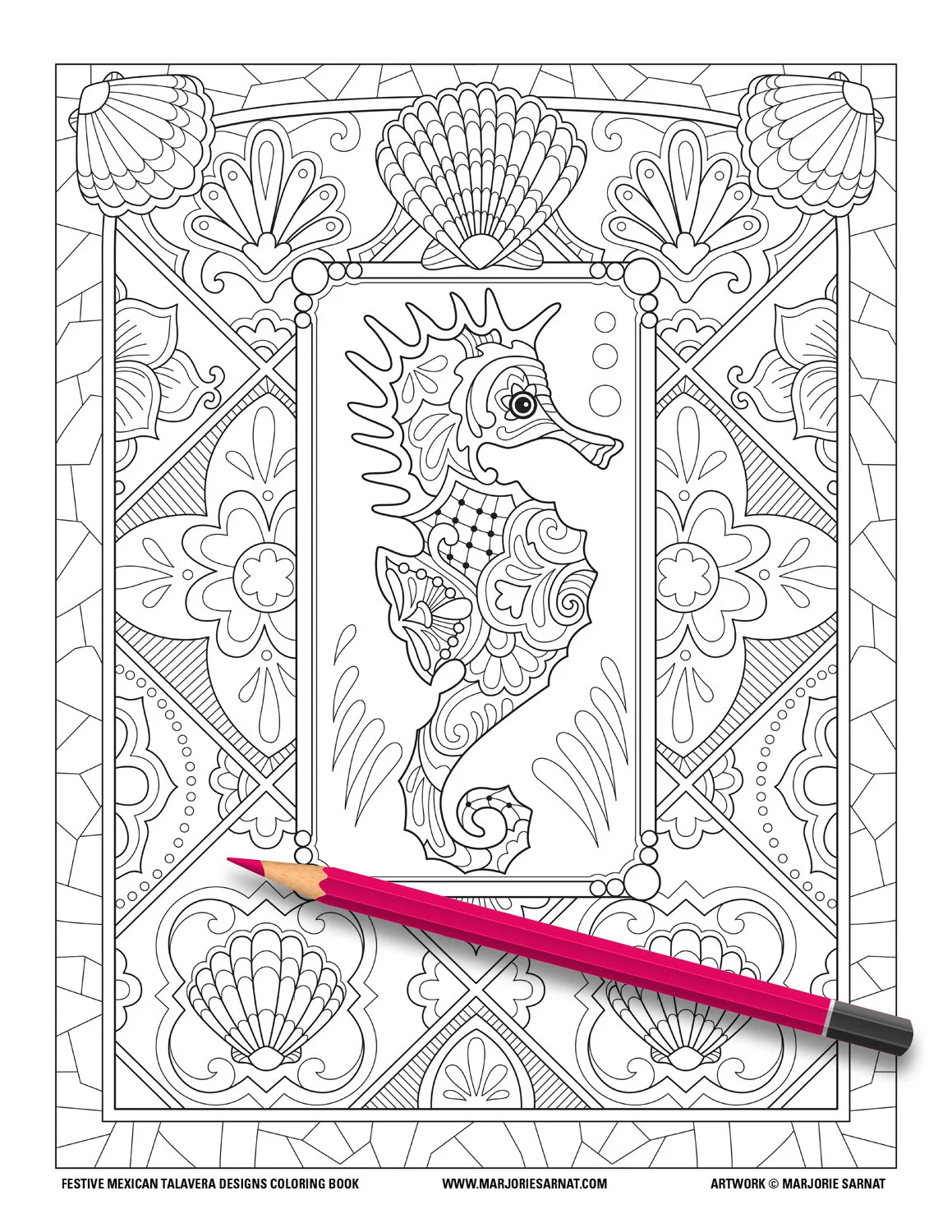 Festive Mexican Talavera Designs — Marjorie Sarnat Design & Illustration