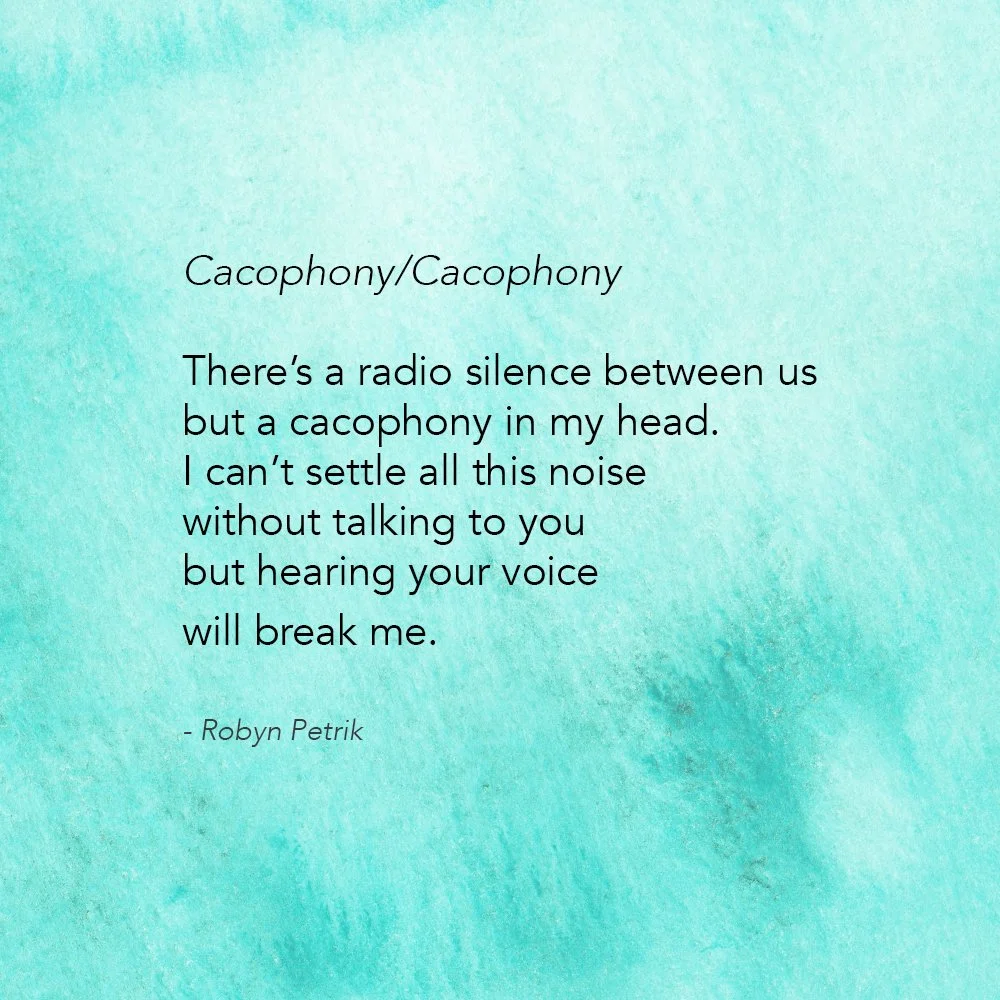 Poetry — Robyn Petrik