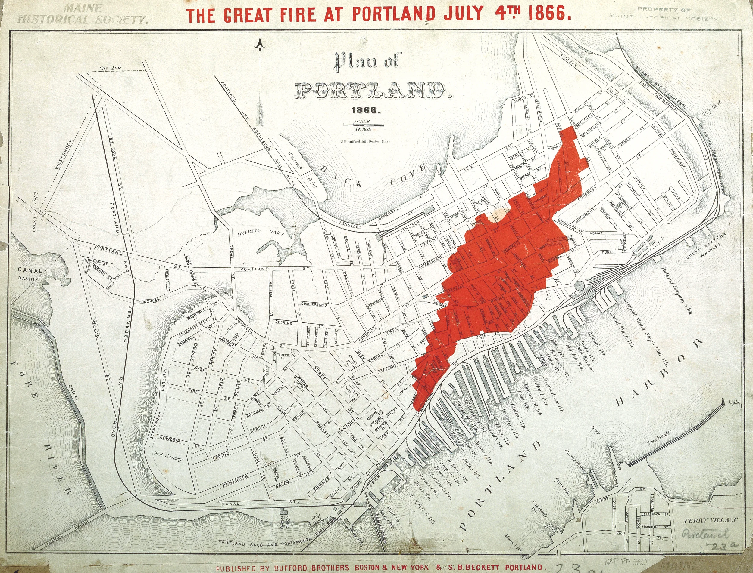 Greater Portland Landmarks - Great Fire of 1866