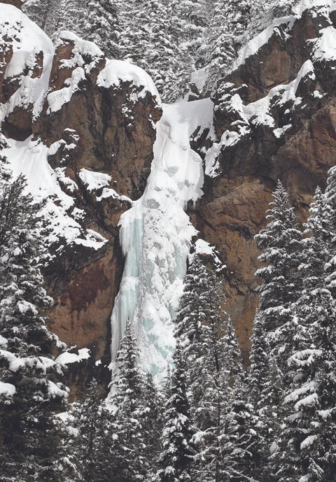 Winter hikes to frozen waterfalls