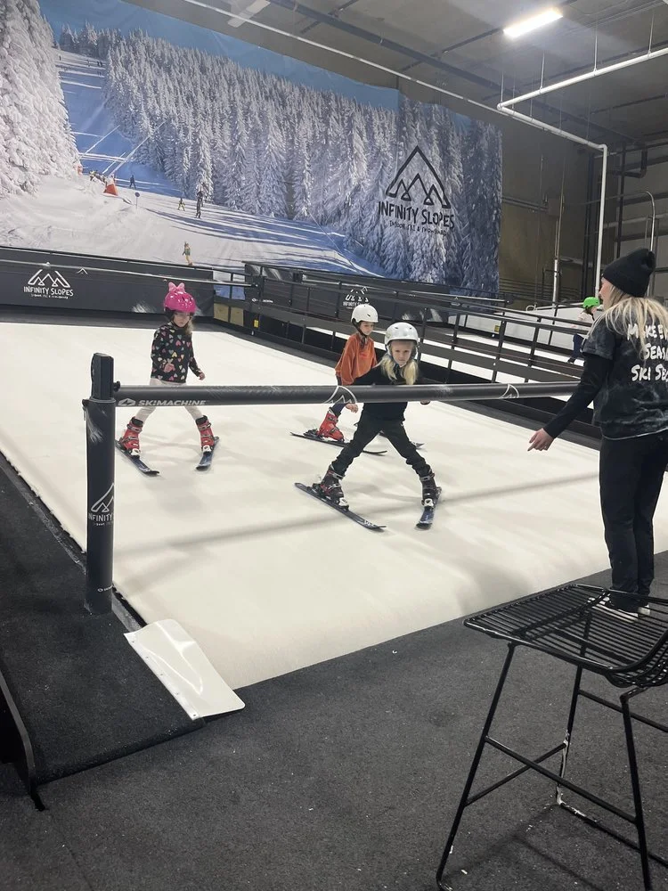 Infinity Slopes indoor skiing offers endless turns