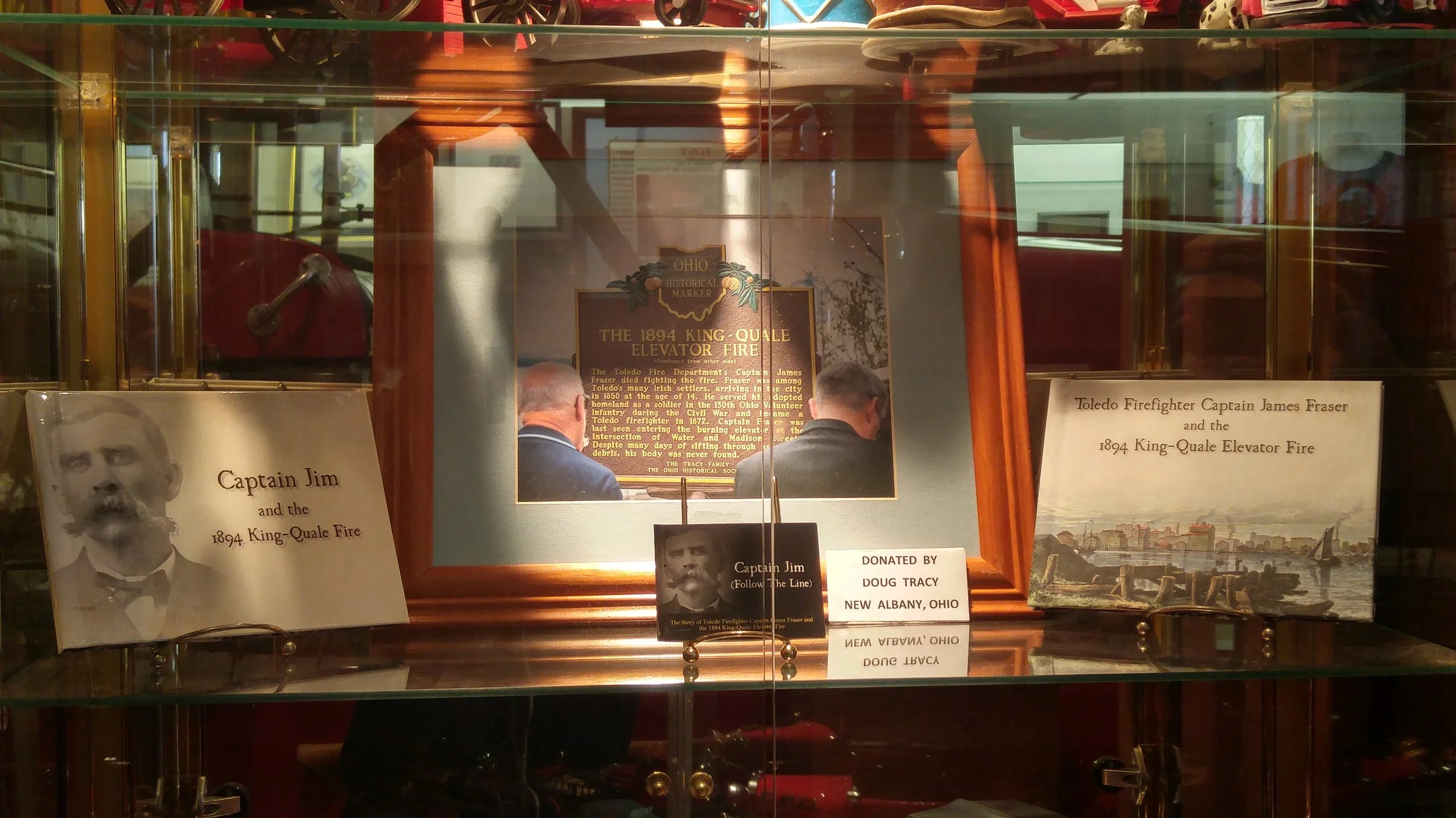 Exhibits — THE Toledo Firefighters Museum is open saturday noon - 4