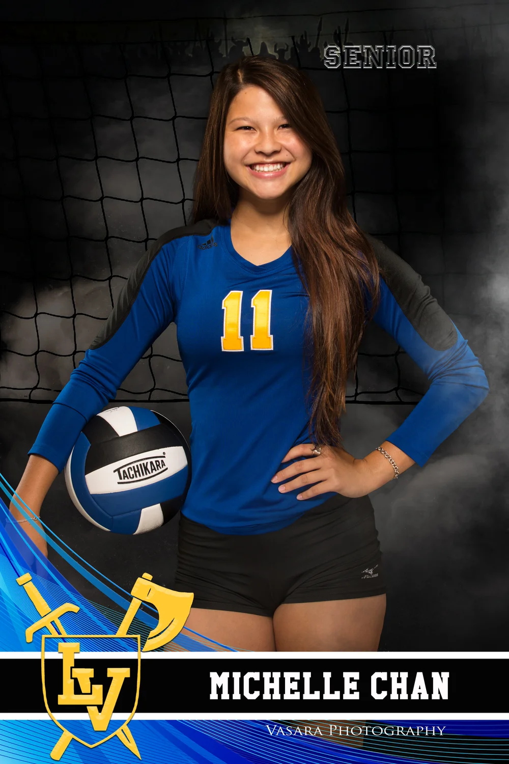 High School Volleyball Poses
