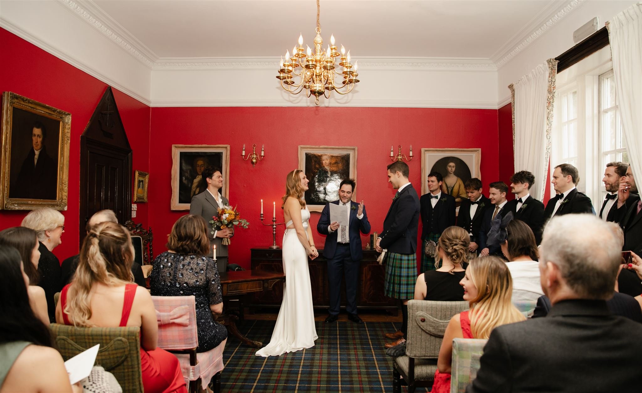 A Romantic Country House Wedding in Scotland | Lunga House Estate ...