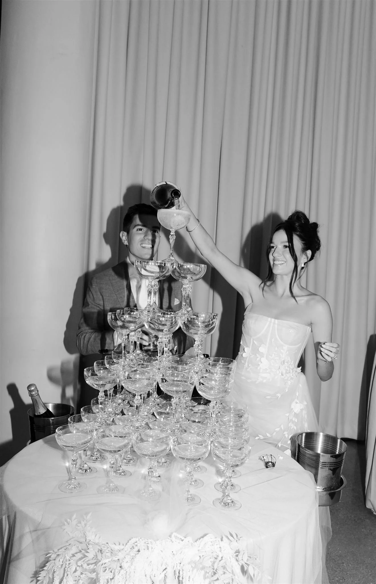 A Chic Wedding Reception at Chez Wedding Venue | Chicago Wedding ...