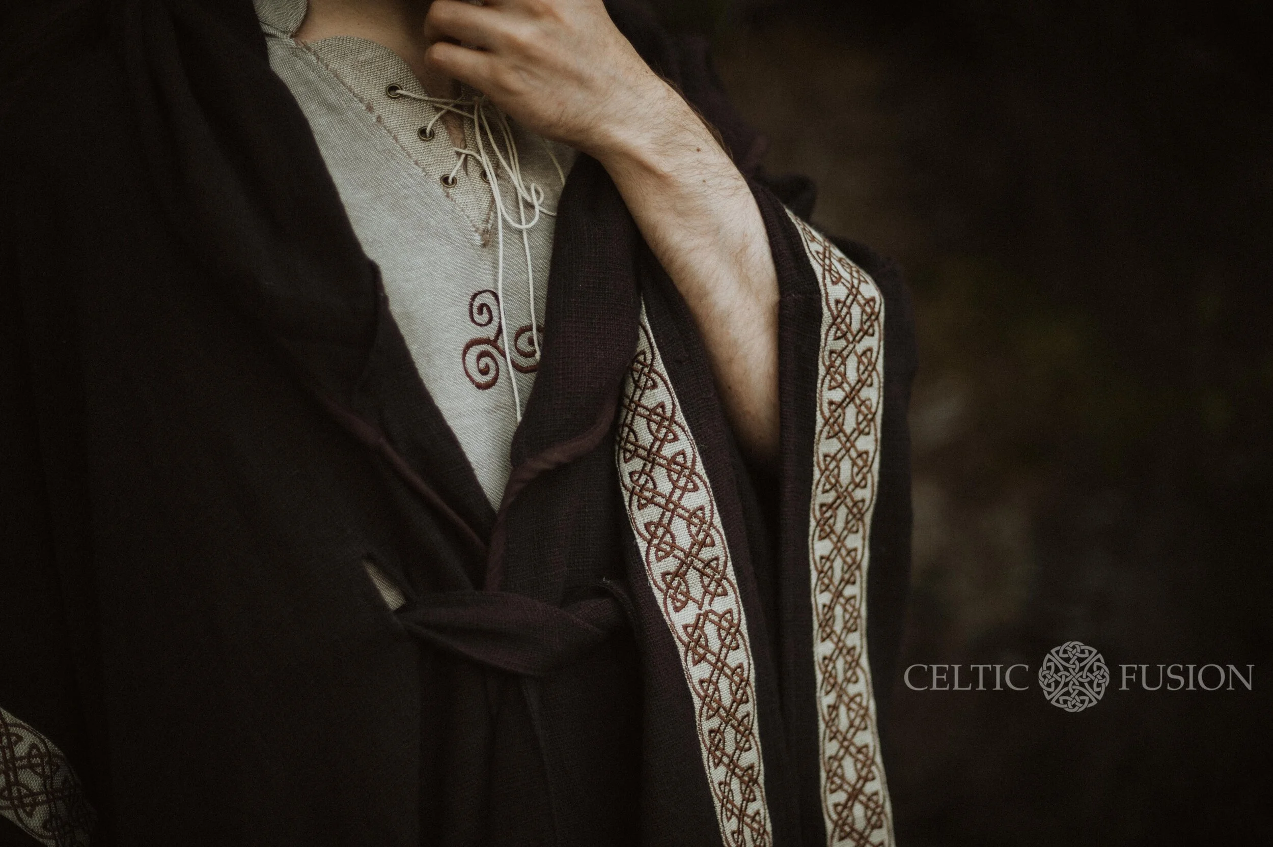 Dagda Druid Cloak with Celtic Embroidery — Celtic Fusion ~ Folklore ...