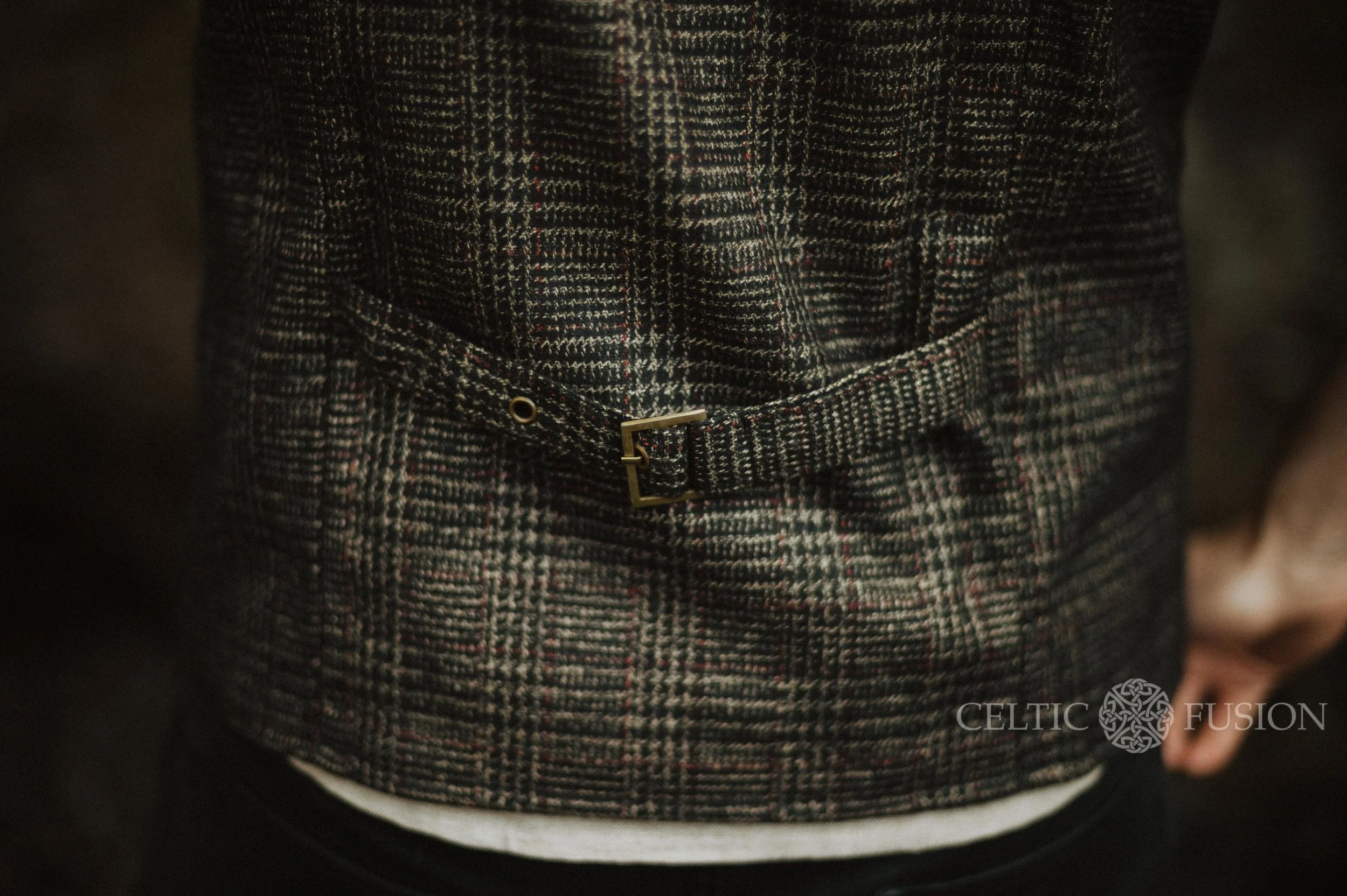 Mens Waistcoat. Oak Tweed Celtic Shield Waistcoat — Celtic Fusion ...