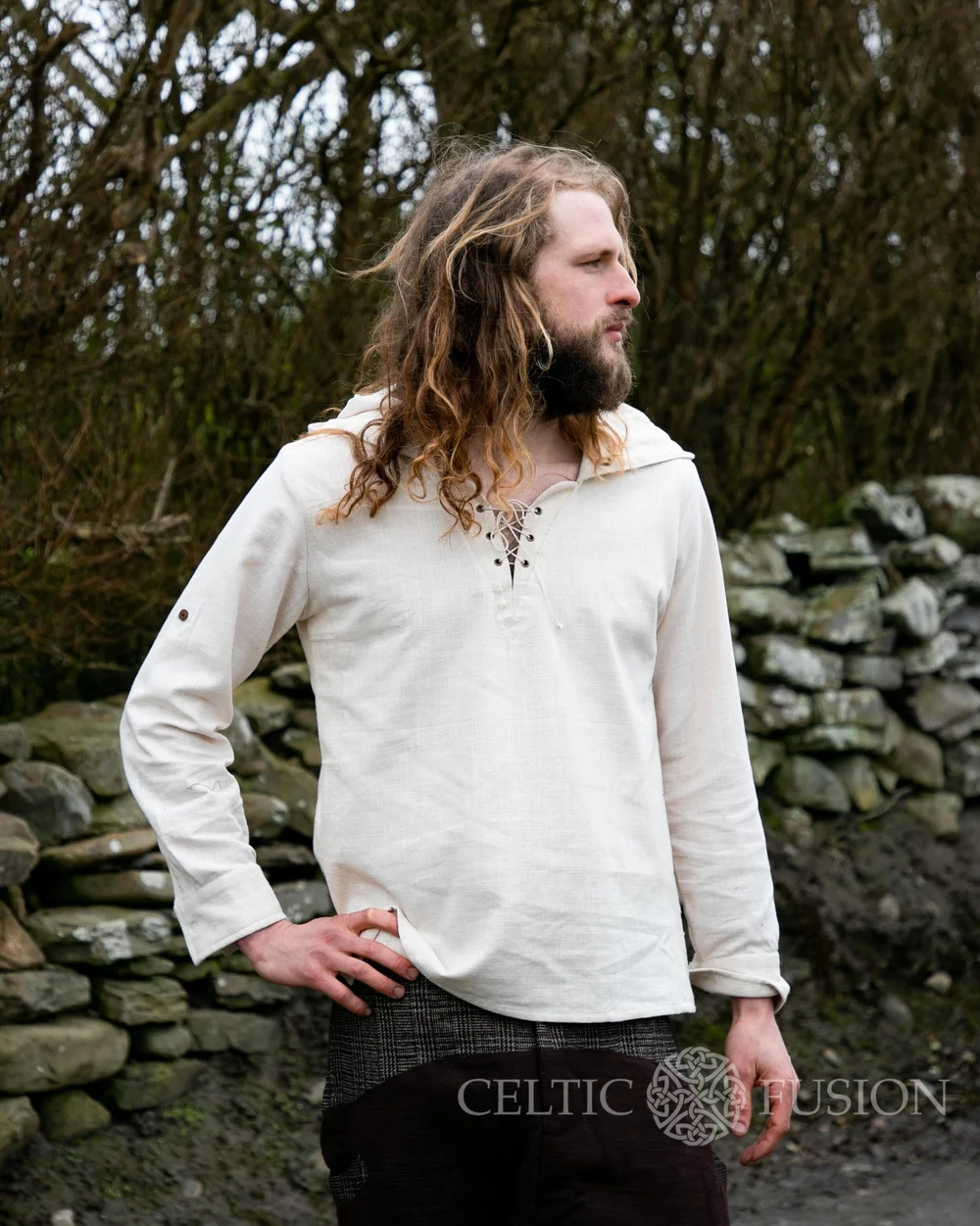 Mens Hooded Tunic