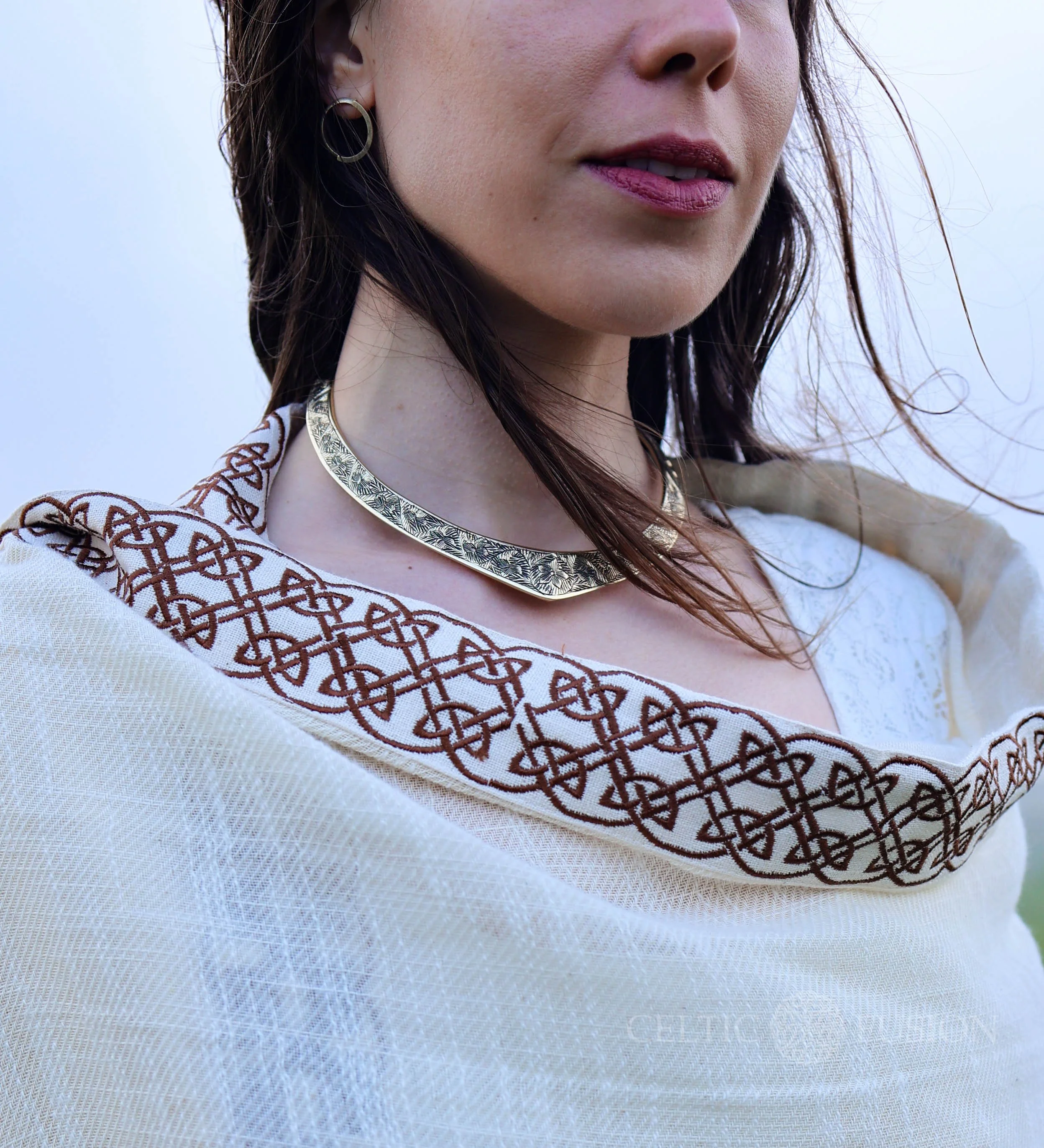 Celtic Knotwork Shawl — Celtic Fusion ~ Folklore Clothing