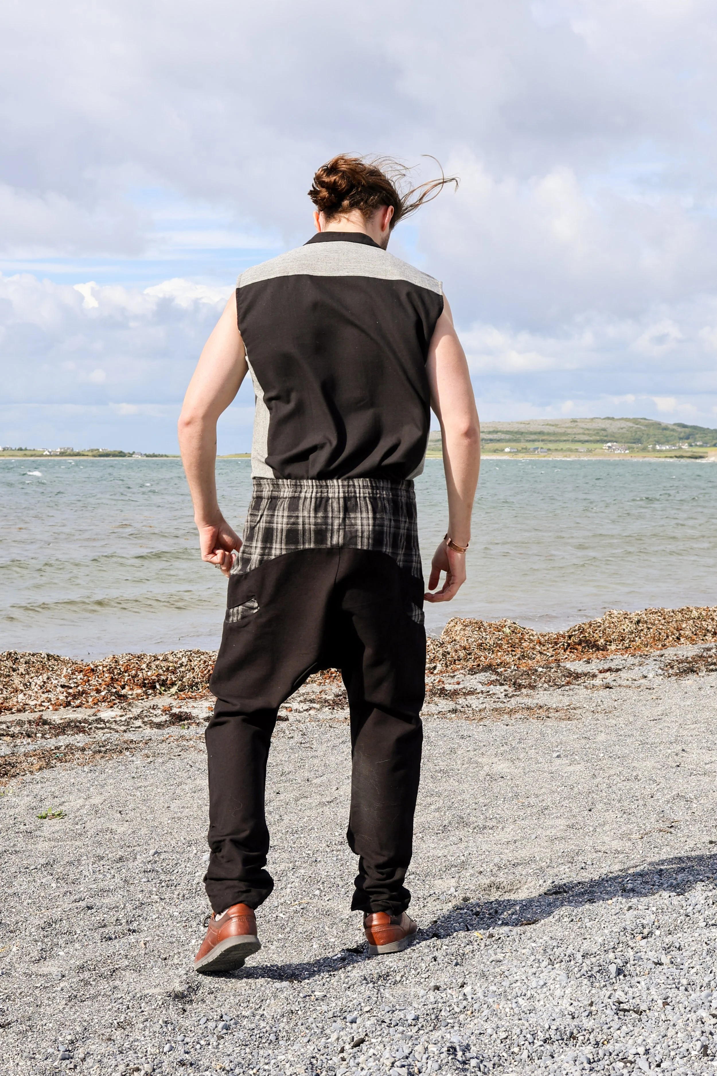 Black Slate LowRider Trousers — Celtic Fusion ~ Folklore Clothing