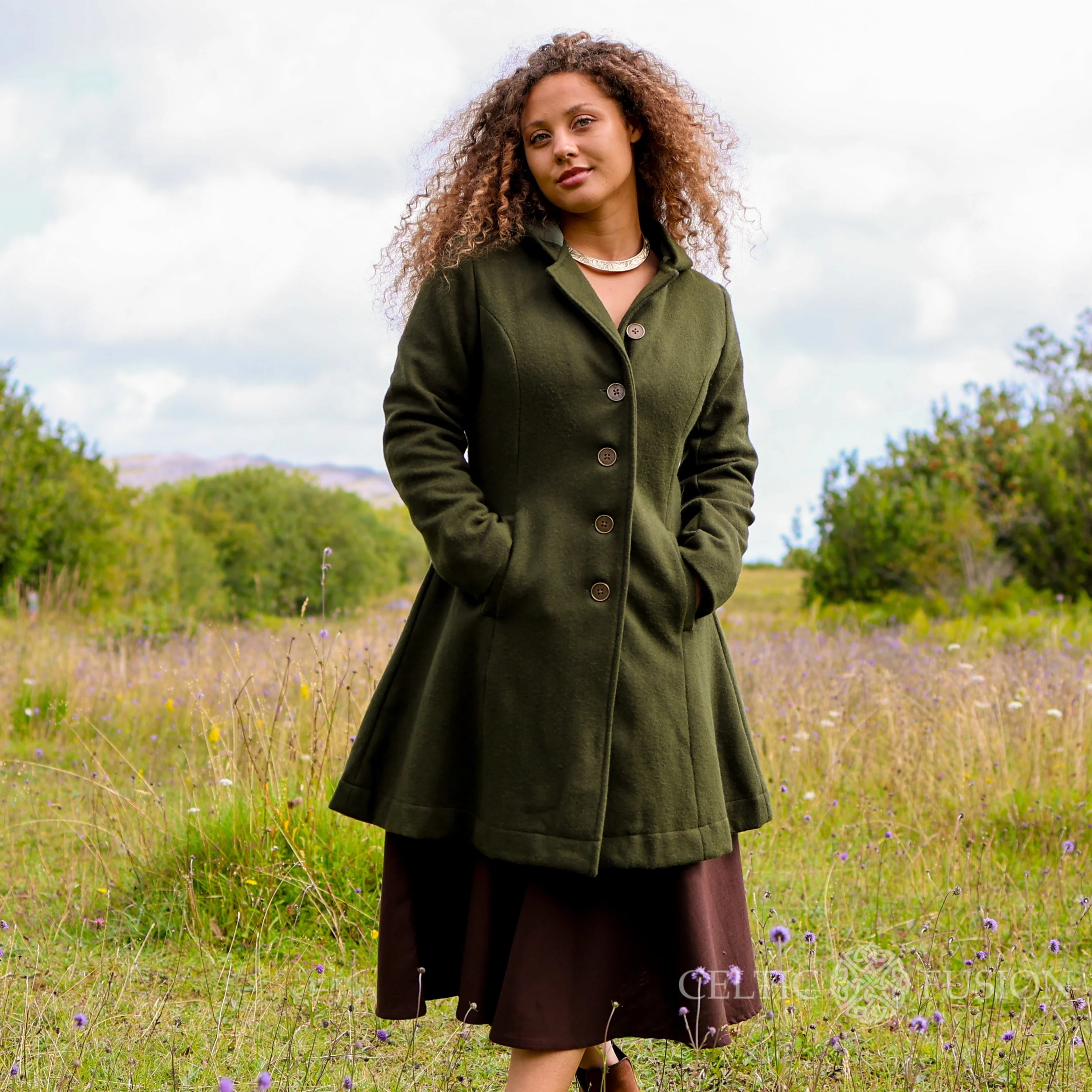 Pagan Jacket. Cloak Women — Celtic Fusion ~ Folklore Clothing