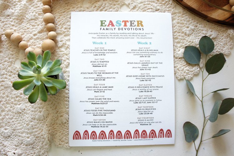 An Easter to Remember: A Free Resource for Your Family — Little House ...