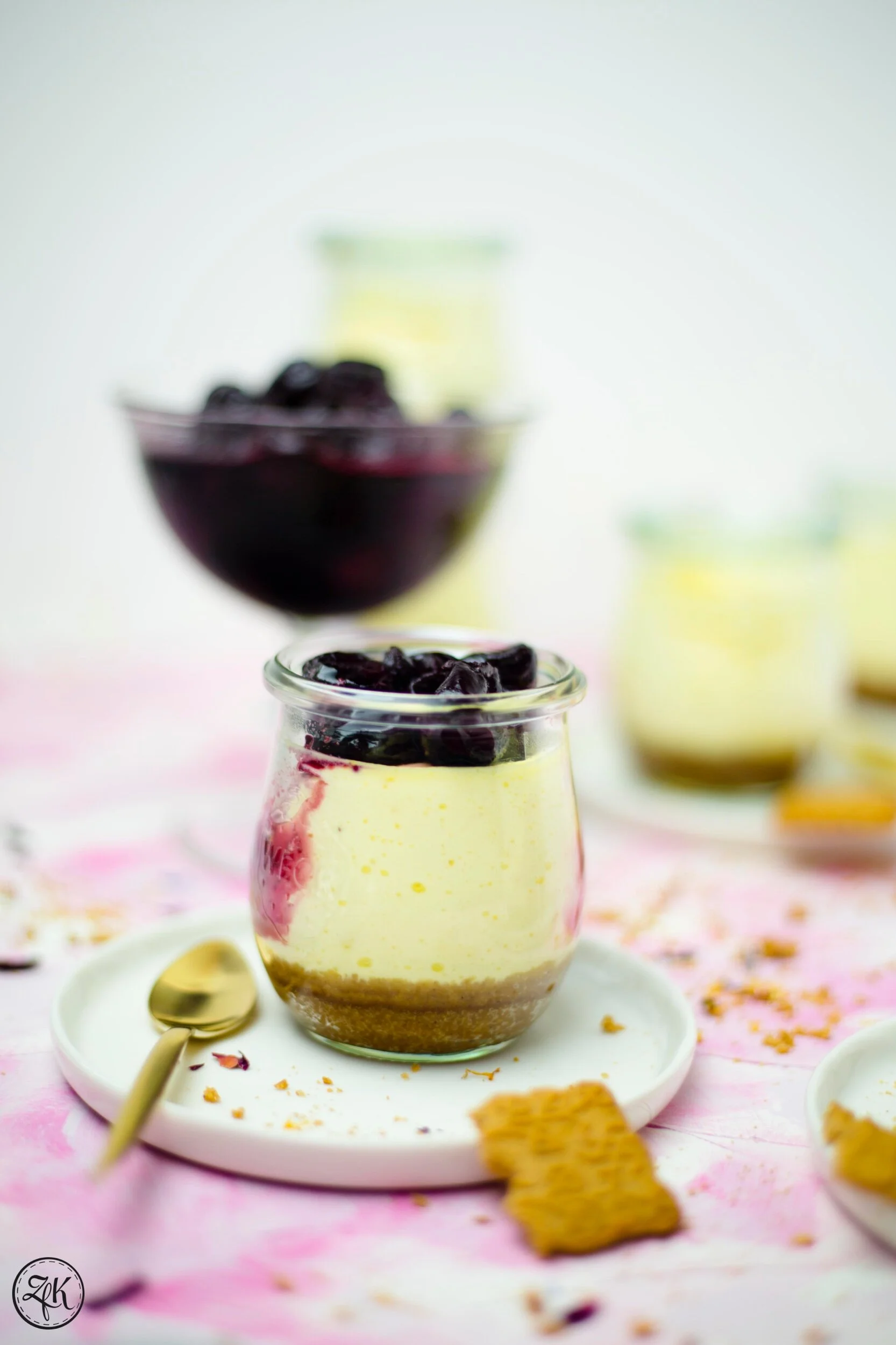 Winter-Cheesecake {Spekulatius | Quark | Frischkäse | Kirsche ...