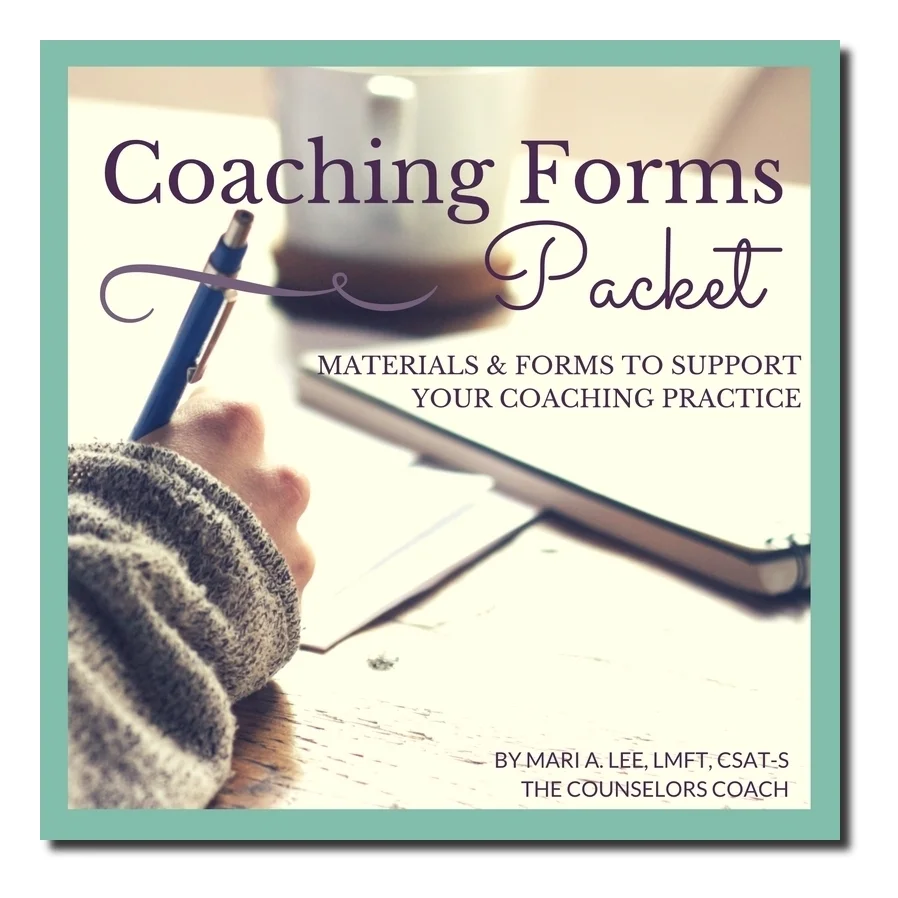 Coaching Forms Packet — The Counselor's Coach