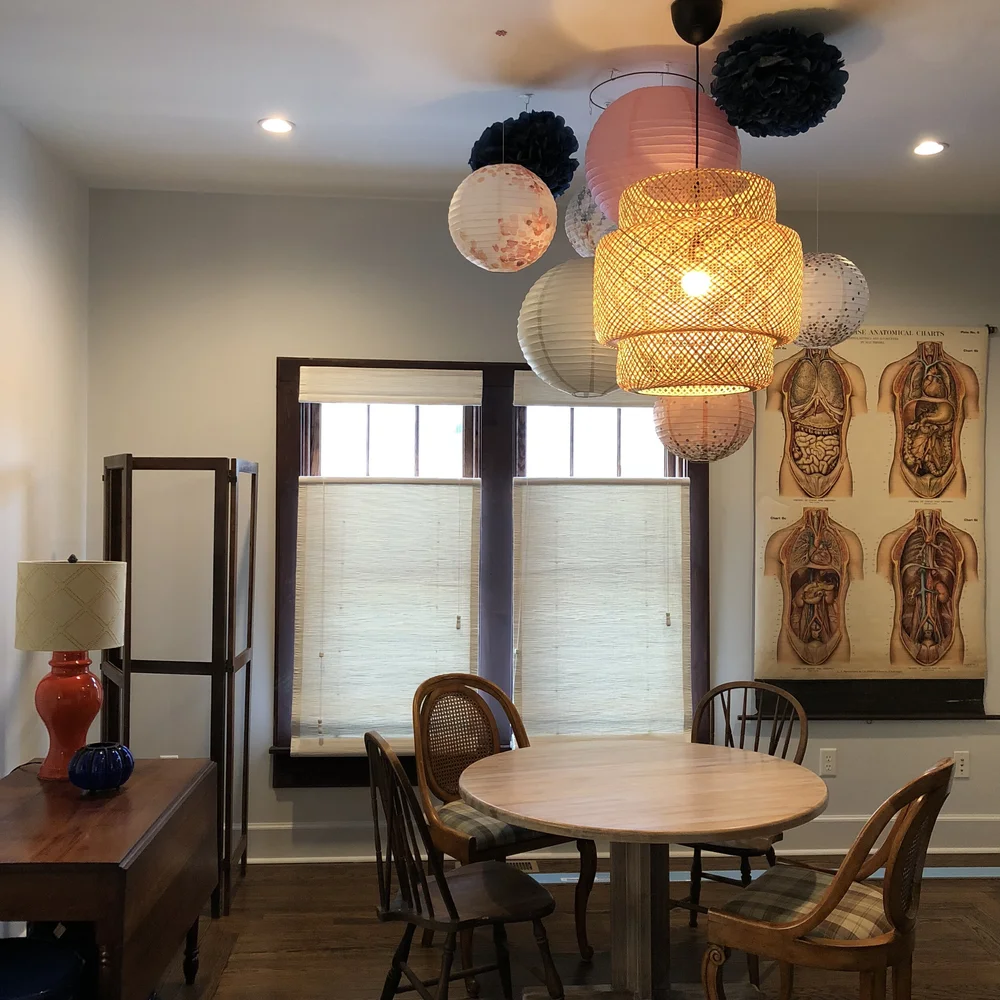 How To Hang Paper Lanterns From High Ceilings | Shelly Lighting