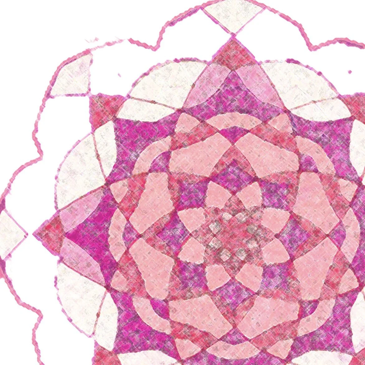 Pretty and Pink Quilt Canvas — paige grose design