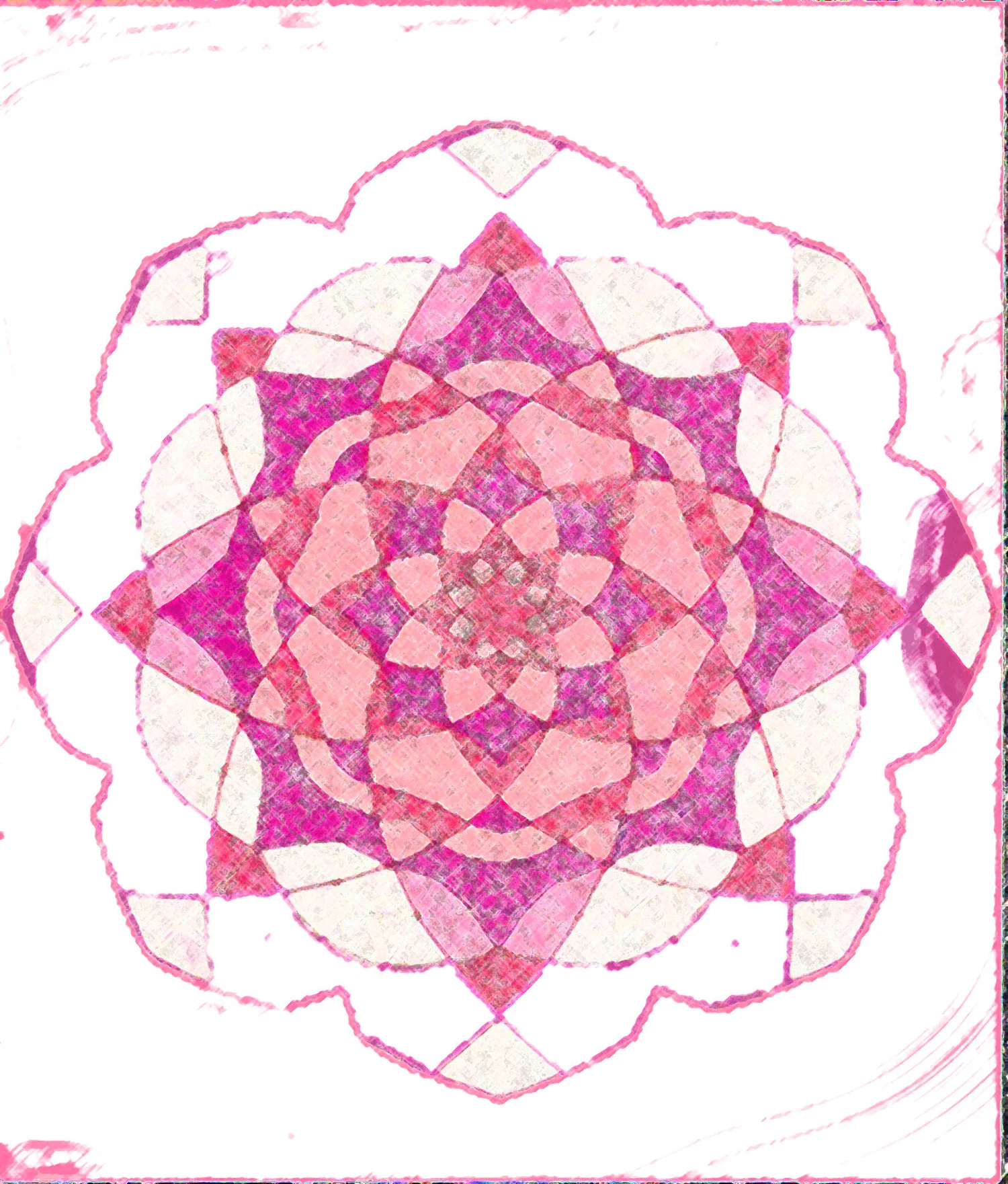 Pretty and Pink Quilt Canvas — paige grose design