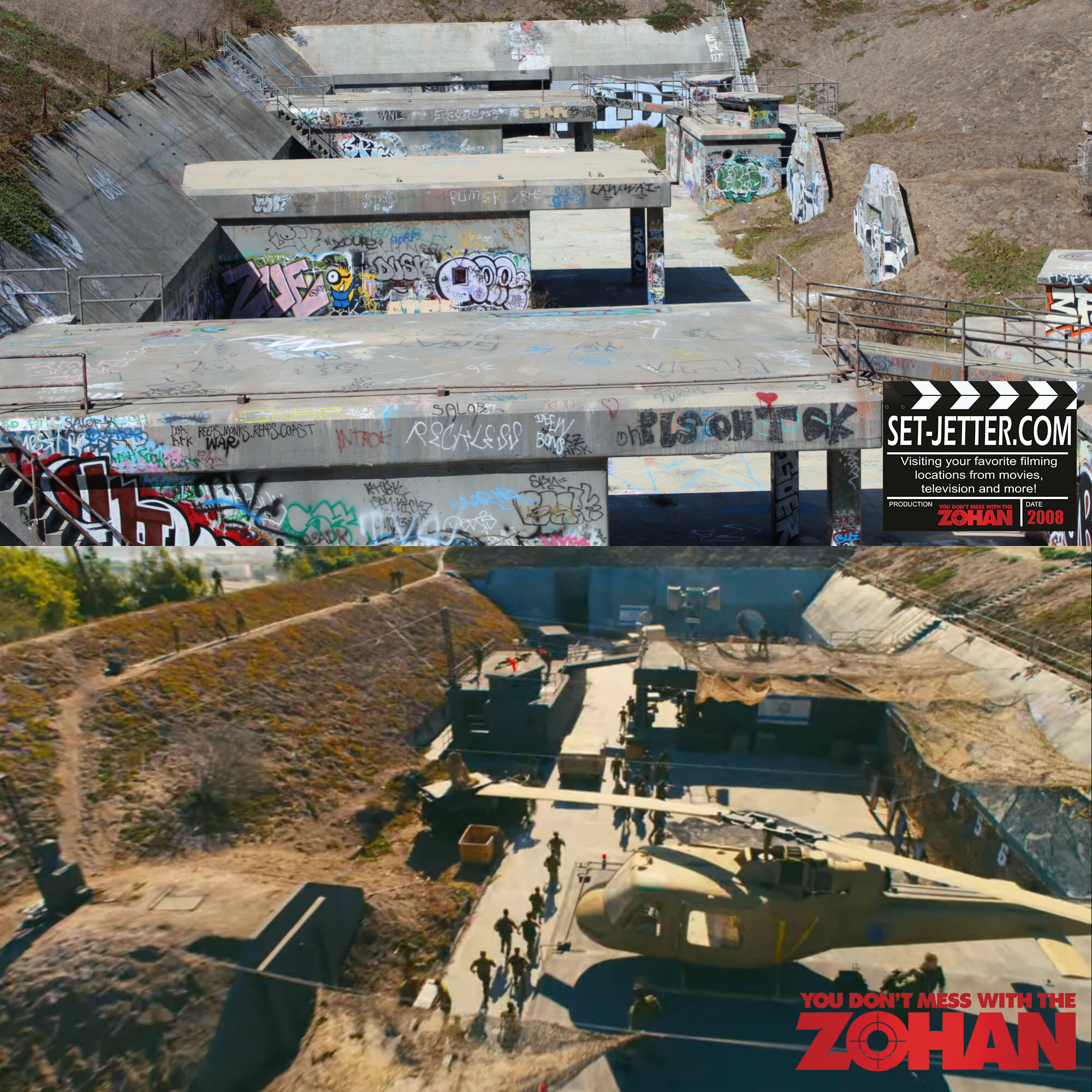 You Don't Mess With The Zohan (2008) — Set-Jetter