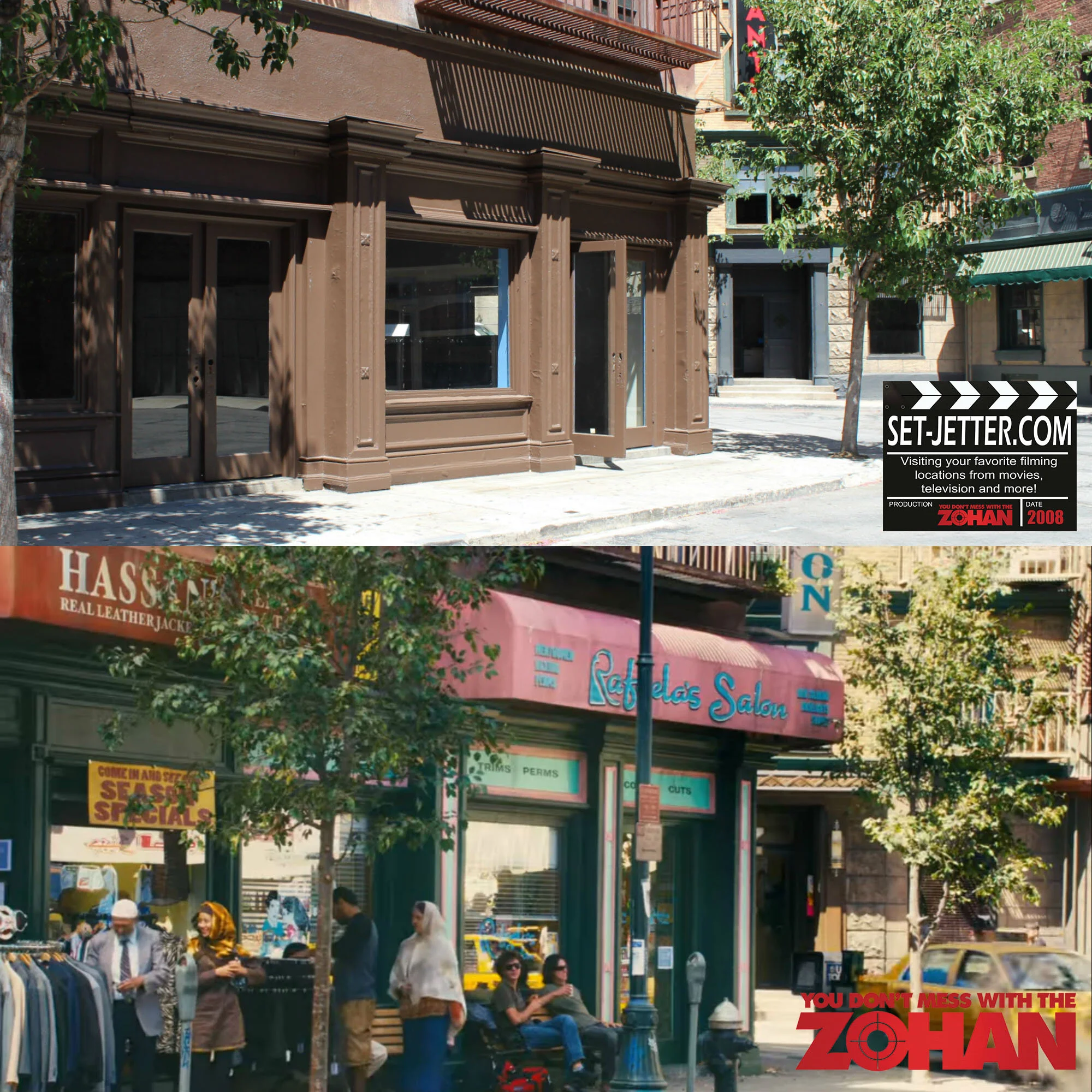 You Don't Mess With The Zohan (2008) — Set-Jetter