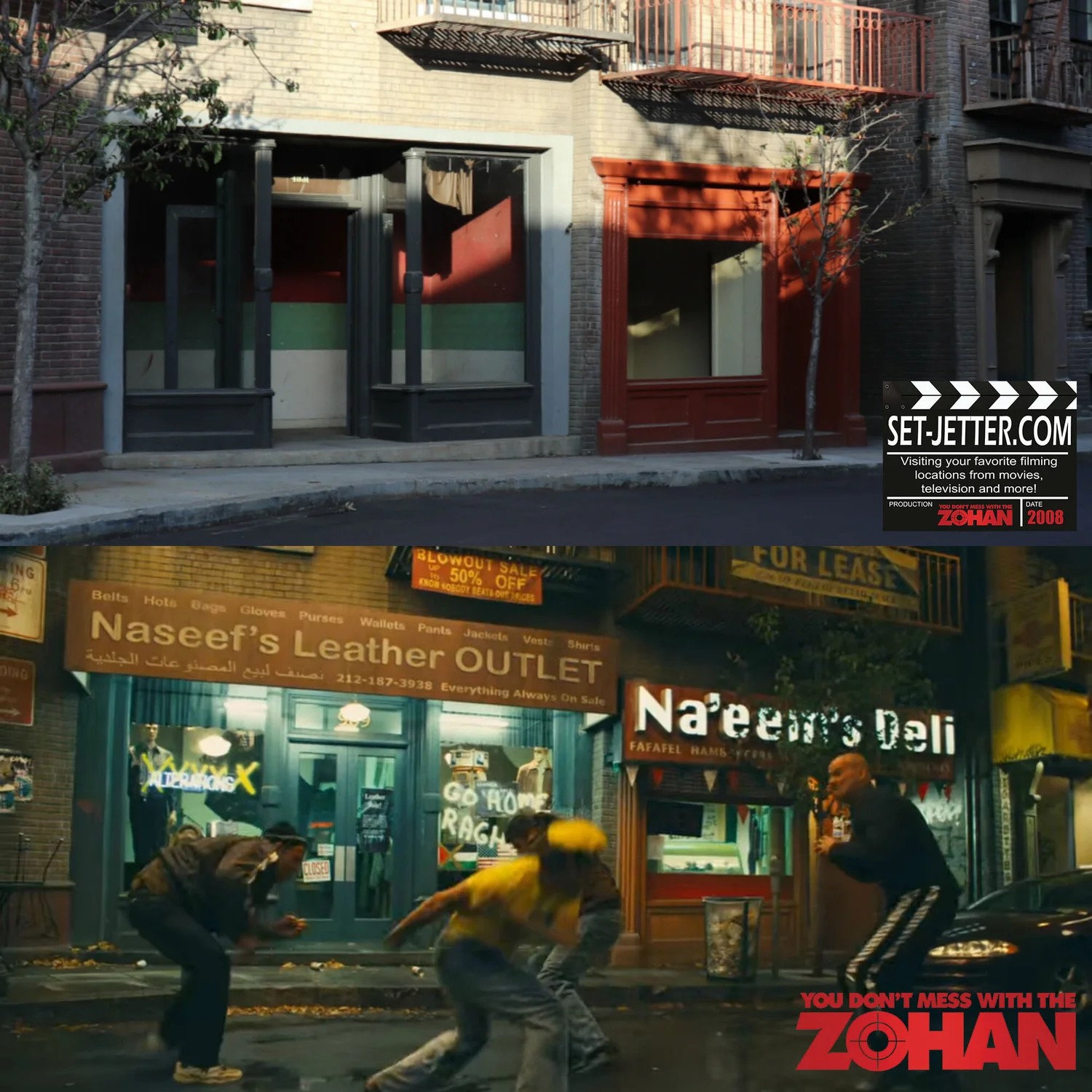 You Don't Mess With The Zohan (2008) — Set-Jetter