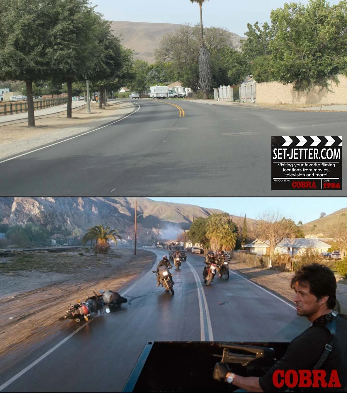 Cobra (1986) — Set-Jetter