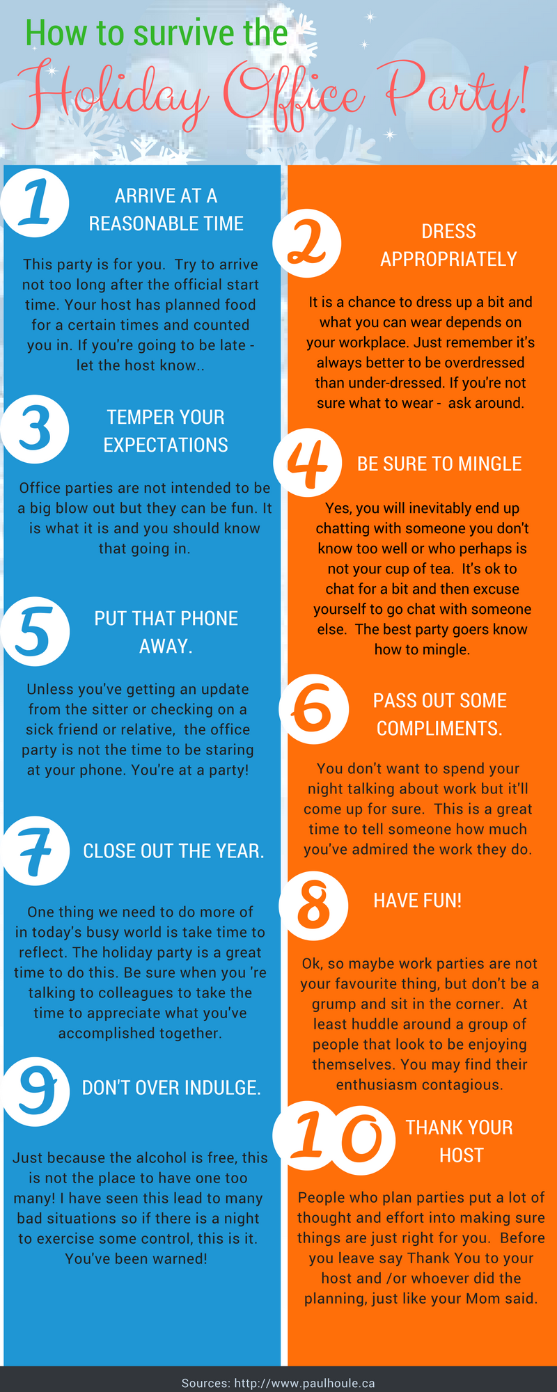 How To Be a Pro at Your Office Holiday Party — Paul Houle Musician and ...