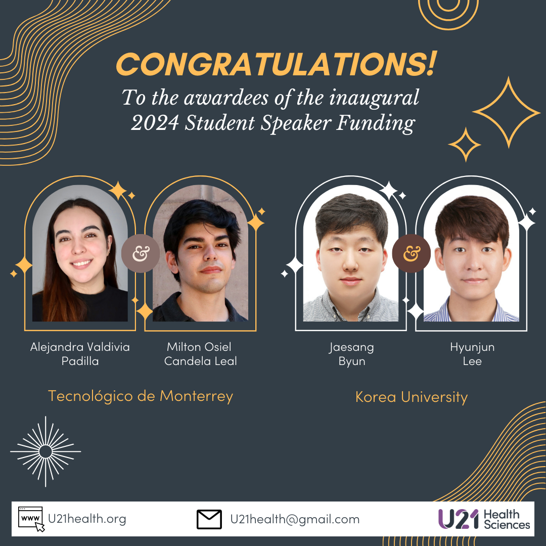 Student Speaker Funding — U21 Health Sciences