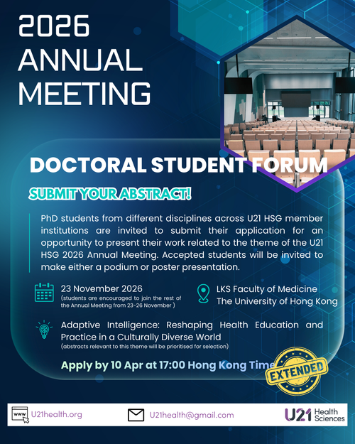 Doctoral Student Forum — U21 Health Sciences