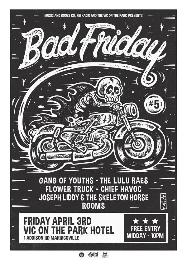 BAD FRIDAY: Poster Artwork 2015 — SINDY SINN